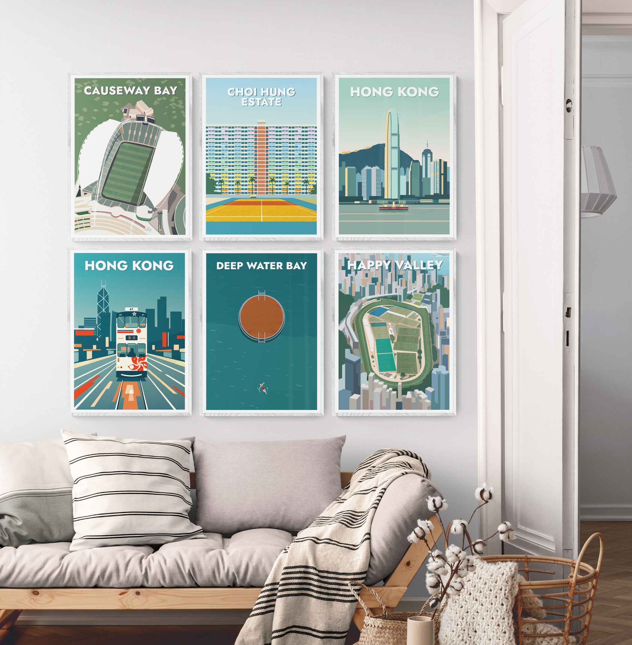 Hong Kong Travel Posters – The Print Collective
